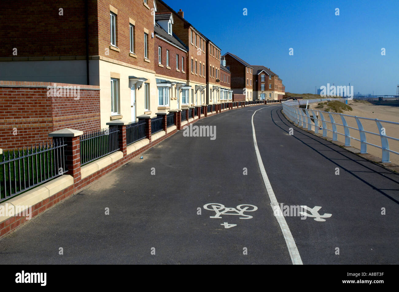 New Waterfront Housing Aberafan Seafront Aberavon South Wales Stock ...