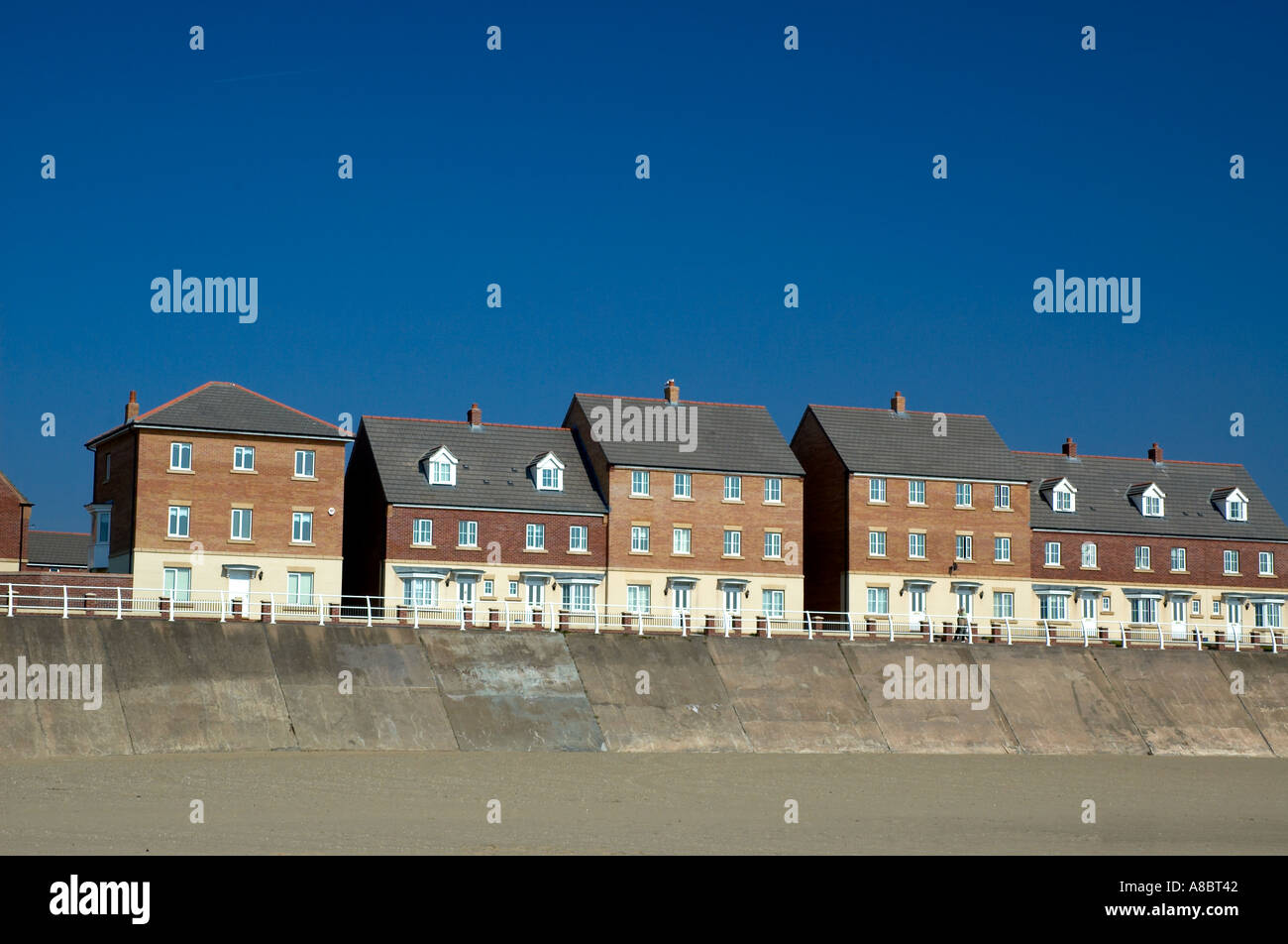New Waterfront Housing Aberafan Seafront Aberavon South Wales Stock ...