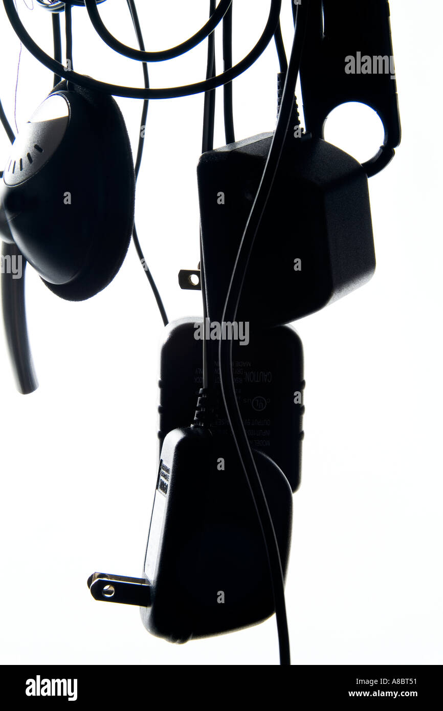 Multiple electronic power supply connectors and chargers used by ...