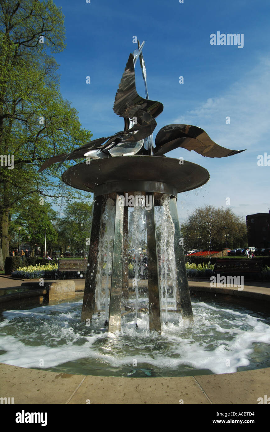 Stainless Steel Swan Fountain Buy Cascading Swan Stainless Steel Wall