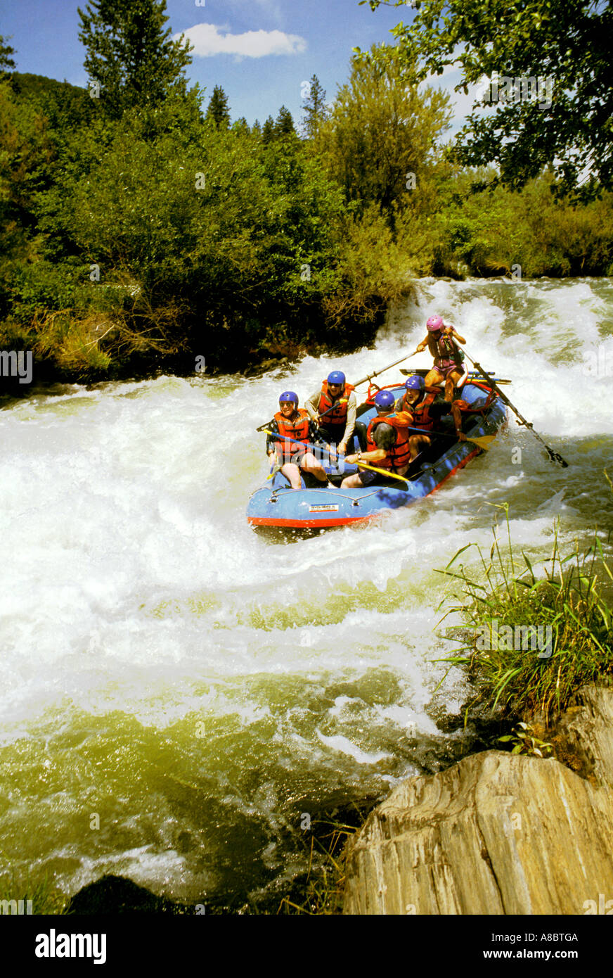 Oregon Ashland Rafting the Rogue River Stock Photo - Alamy