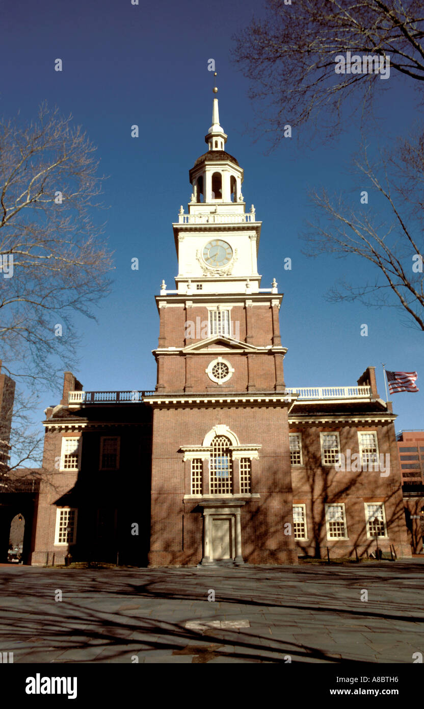 Pennsylvania Philadelphia Independence Hall Stock Photo - Alamy