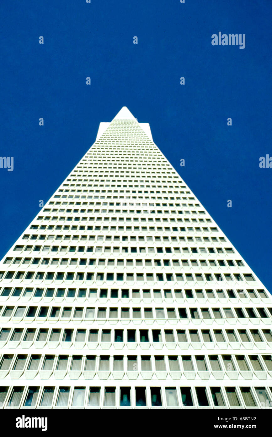 California San Francisco Edge of Chinatown TransAmerica building ...