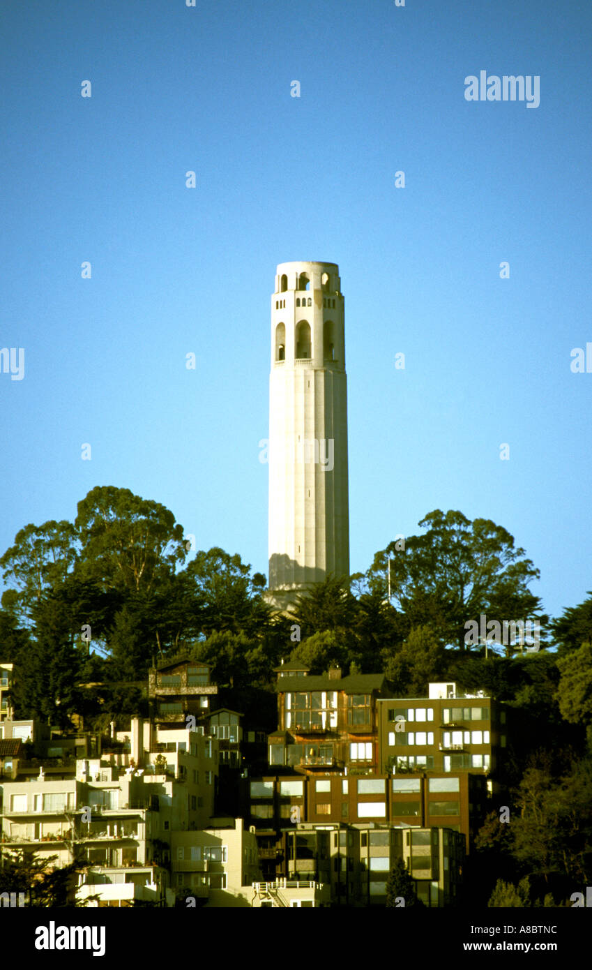 Coit tower art deco hi-res stock photography and images - Alamy