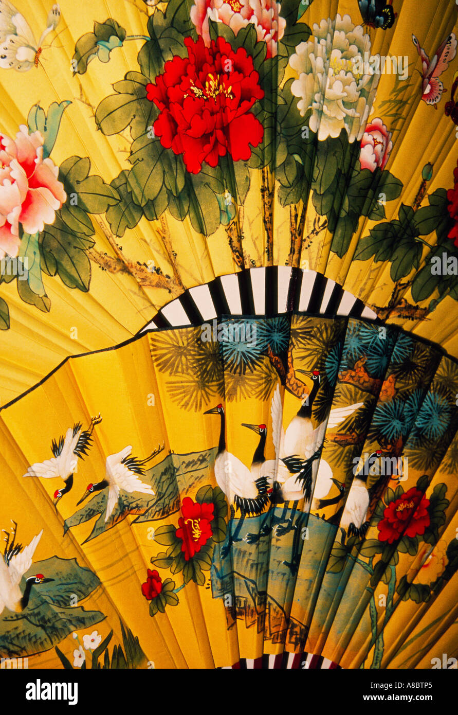 Traditional fan painting hi-res stock photography and images - Alamy