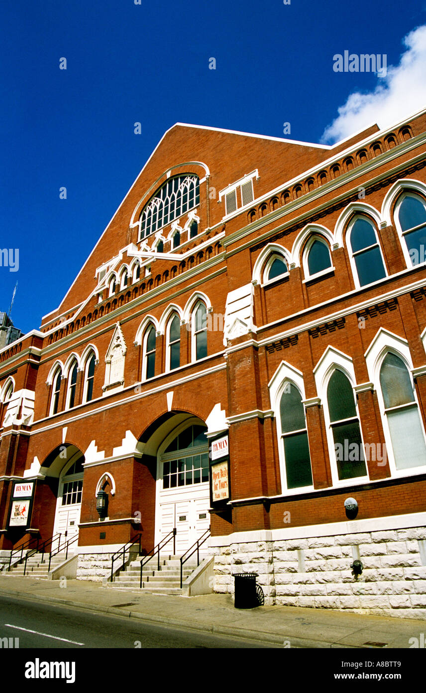 Tennessee nashville ryman auditorium old hi-res stock photography and ...