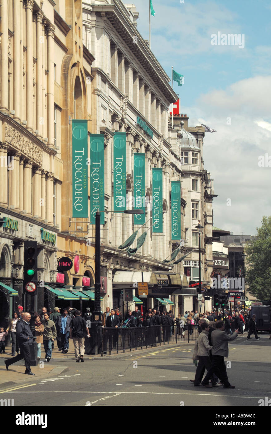 London trocadero building hi-res stock photography and images - Alamy