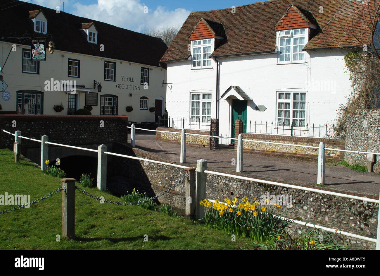 East Meon village in Hampshire southern England United Kingdom UK Stock ...