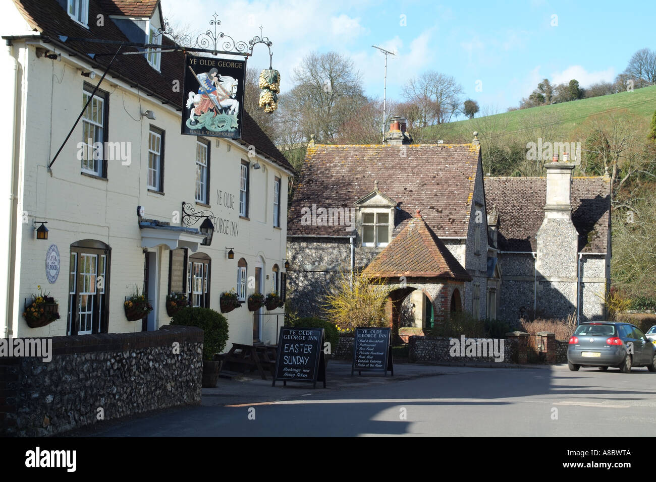 East Meon village in Hampshire southern England United Kingdom UK Stock ...