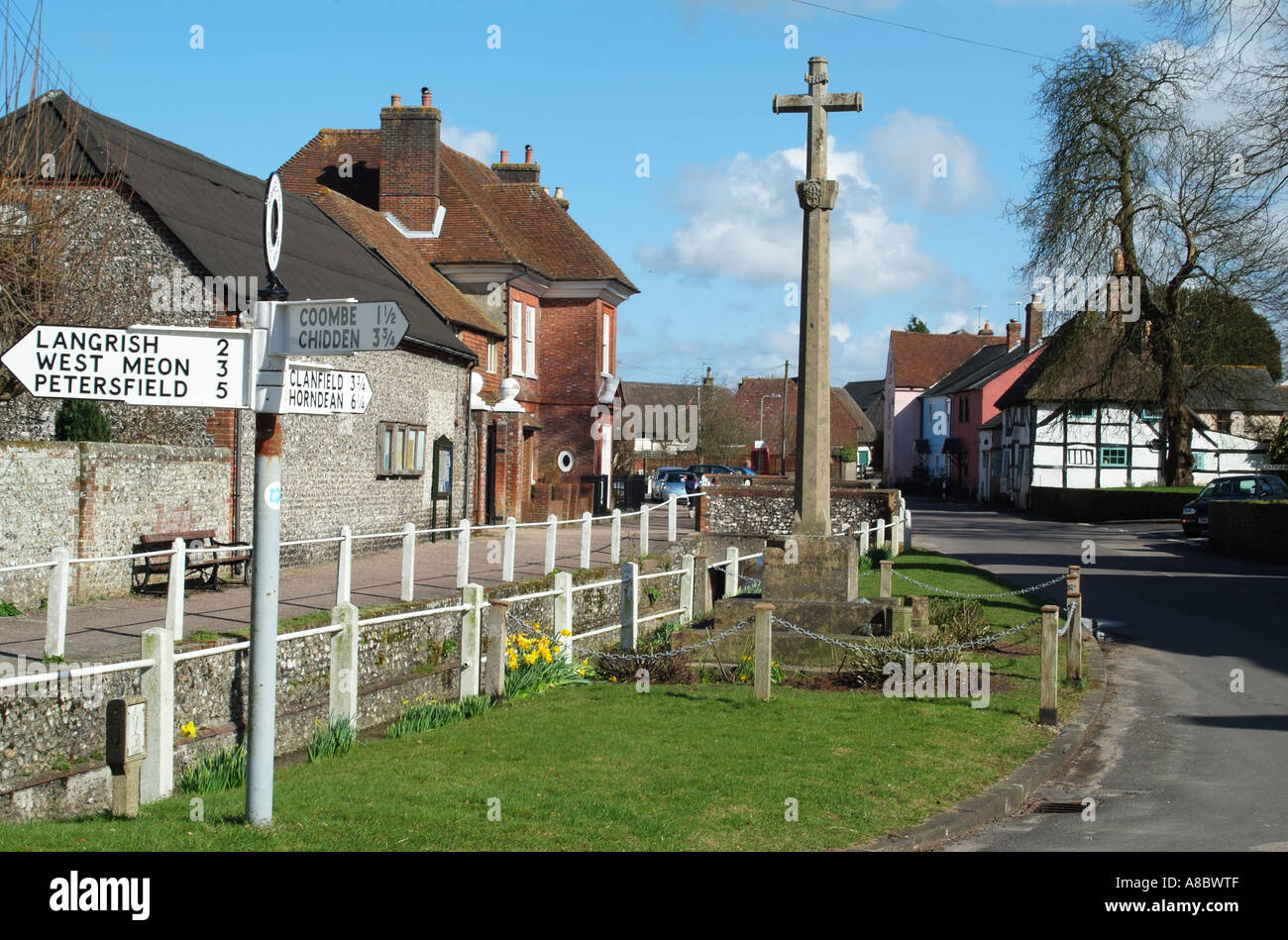 East Meon village in Hampshire southern England United Kingdom UK Stock ...