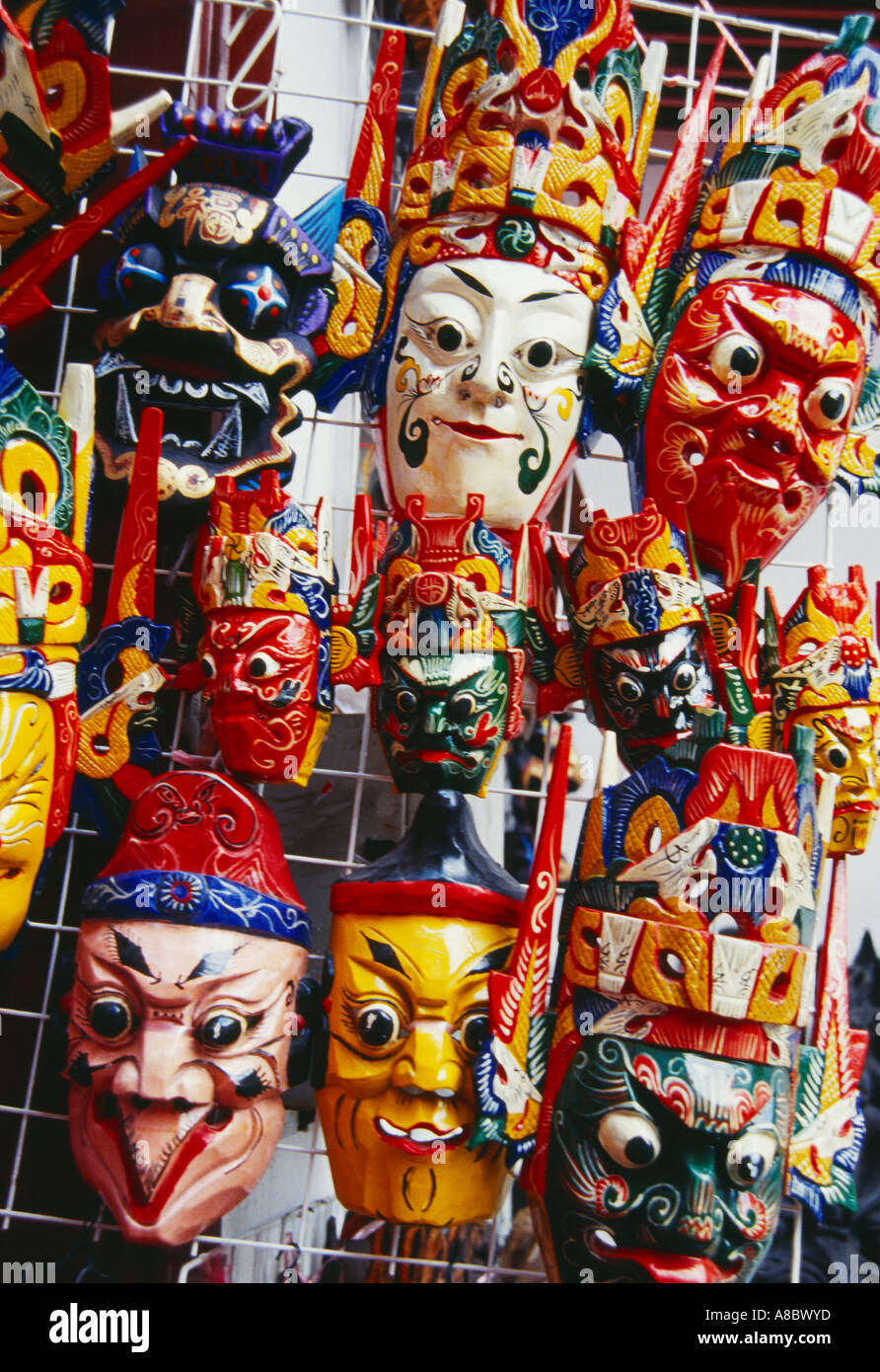 Chinese mask souvenir hi-res stock photography and images - Alamy