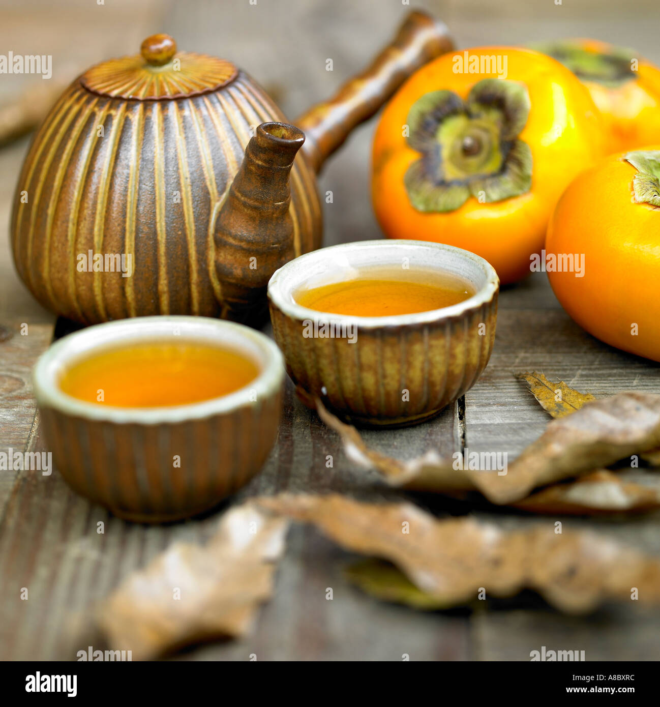 Persimmon tea hi-res stock photography and images - Alamy