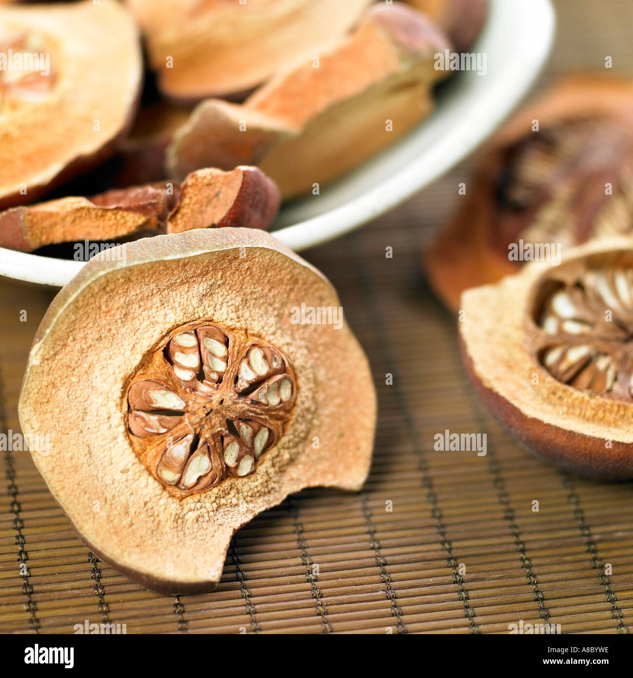 Chinese medicine dried Chinese quince Stock Photo - Alamy