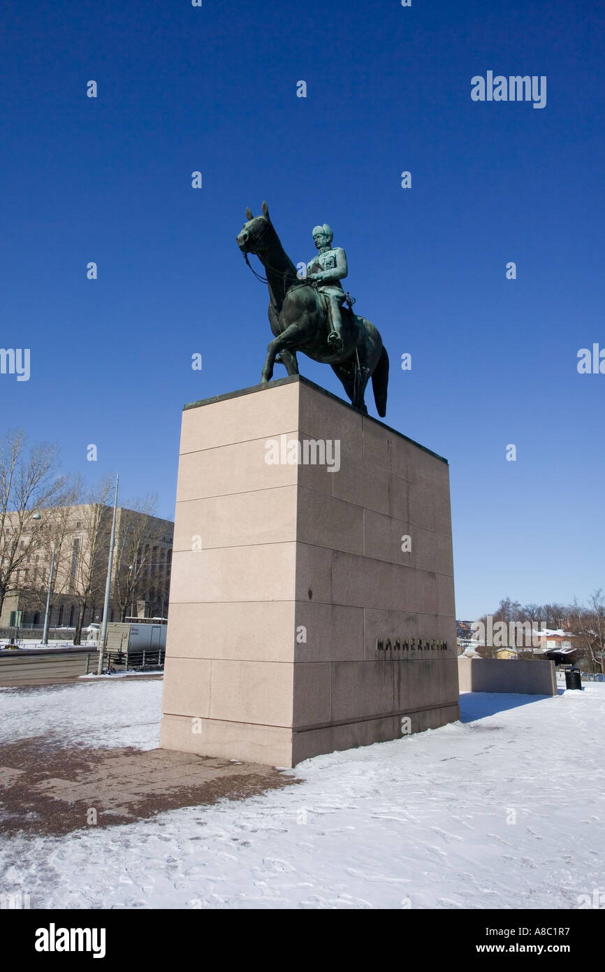 Monument of marshal mannerheim of finland hi-res stock photography and ...