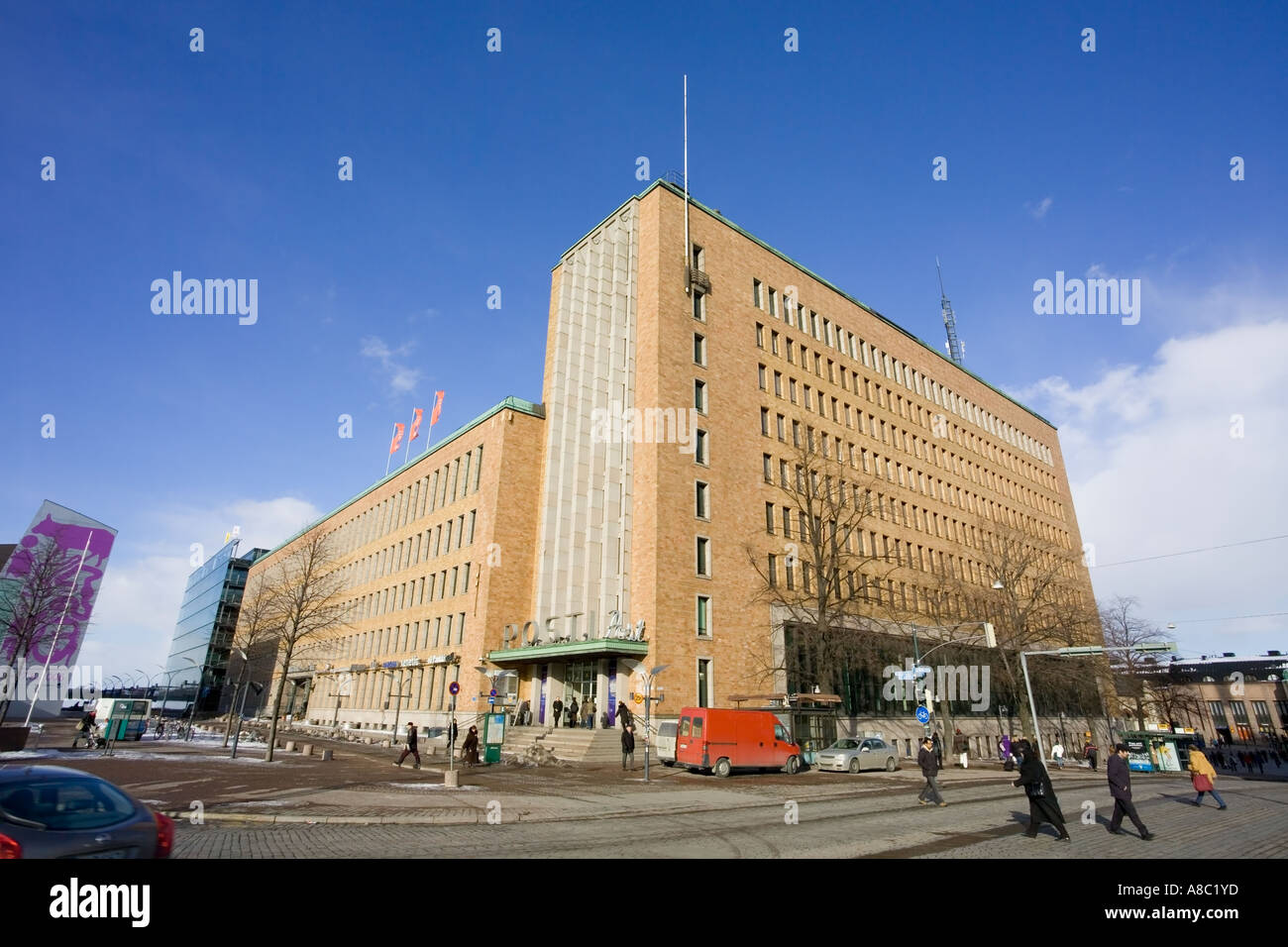 Helsinki main post office building Stock Photo - Alamy