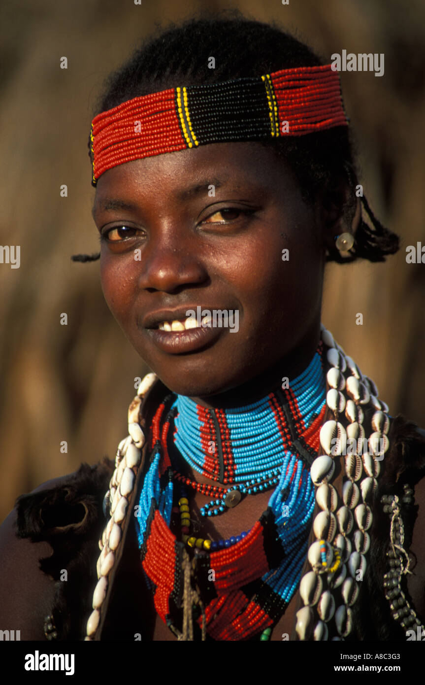 Hamer girl , Turmi , South Omo valley , Ethiopia Stock Photo - Alamy