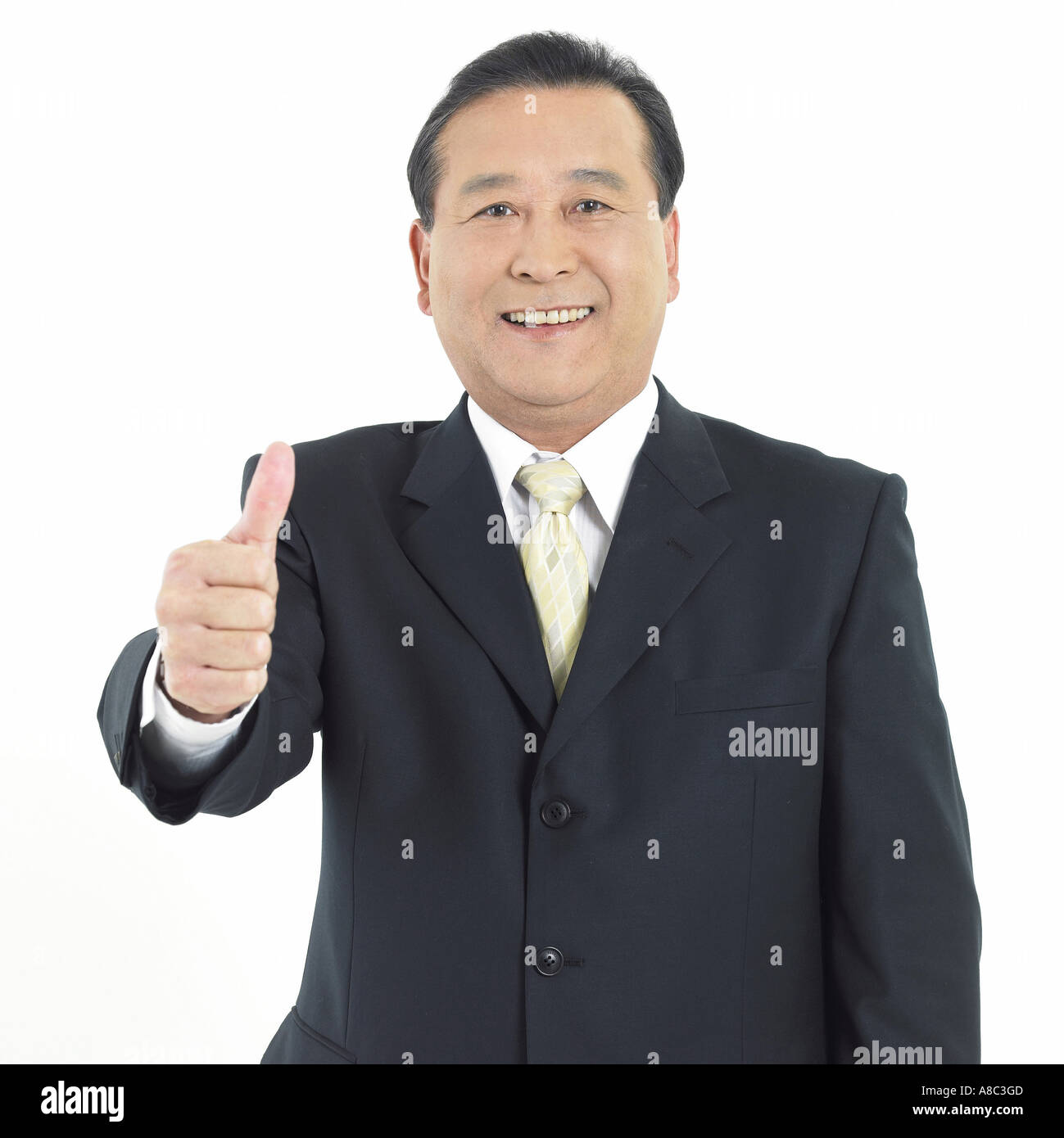 The old A man with hand motion Stock Photo - Alamy