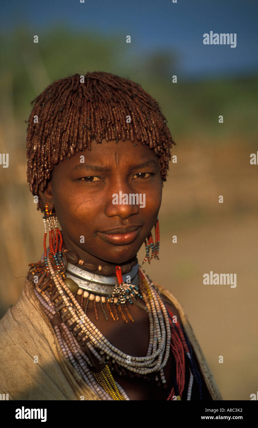 Hamer woman , Turmi , South Omo valley , Ethiopia Stock Photo - Alamy