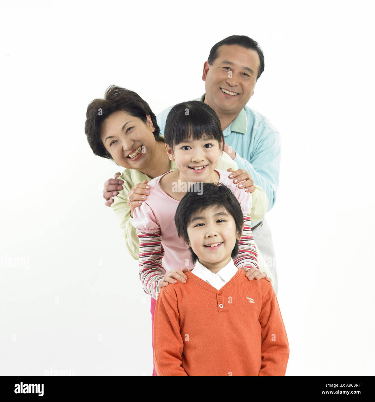 Family a friendly family Stock Photo - Alamy