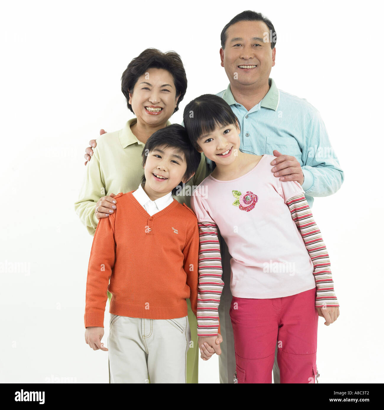 Family a friendly family Stock Photo - Alamy