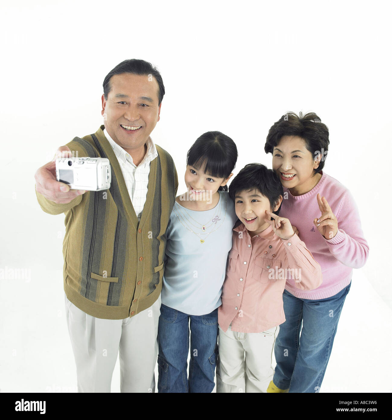 Big happy family taking hi-res stock photography and images - Alamy