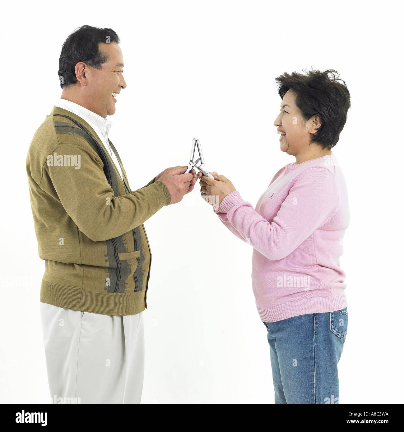 Old style phones hi-res stock photography and images - Alamy