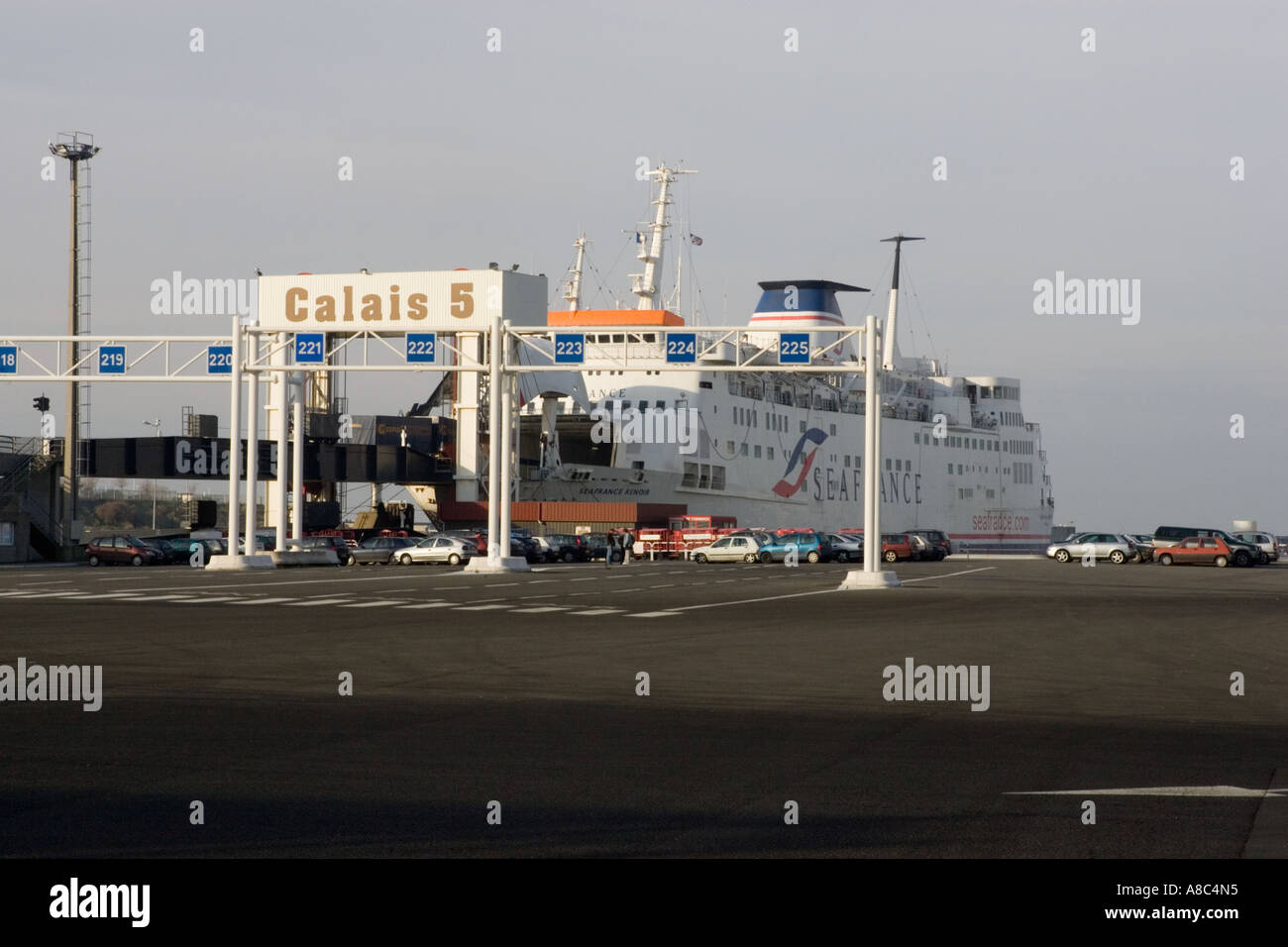 Car ferry seafrance calais hi-res stock photography and images - Alamy