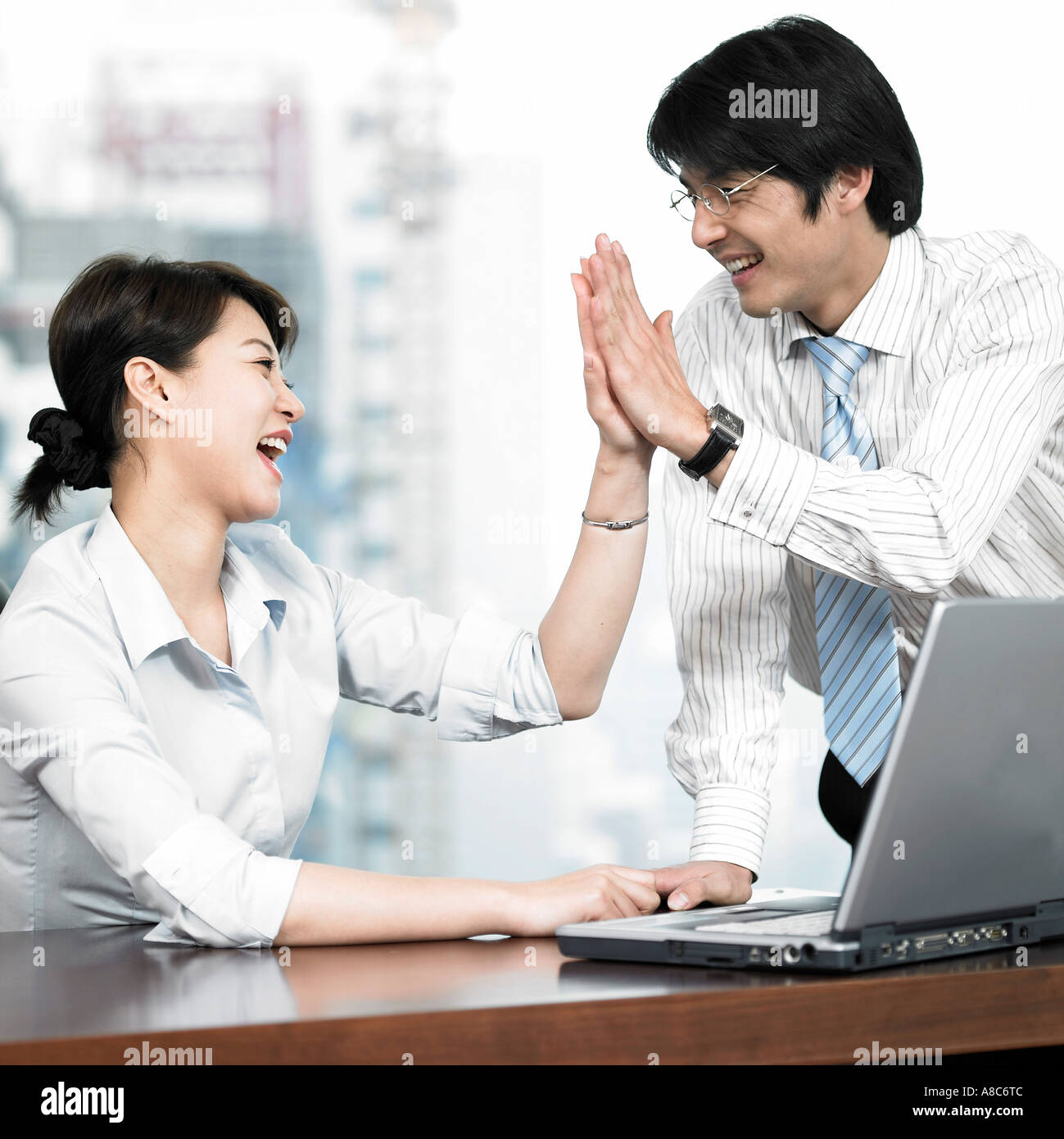 Slapping desk hi-res stock photography and images - Alamy