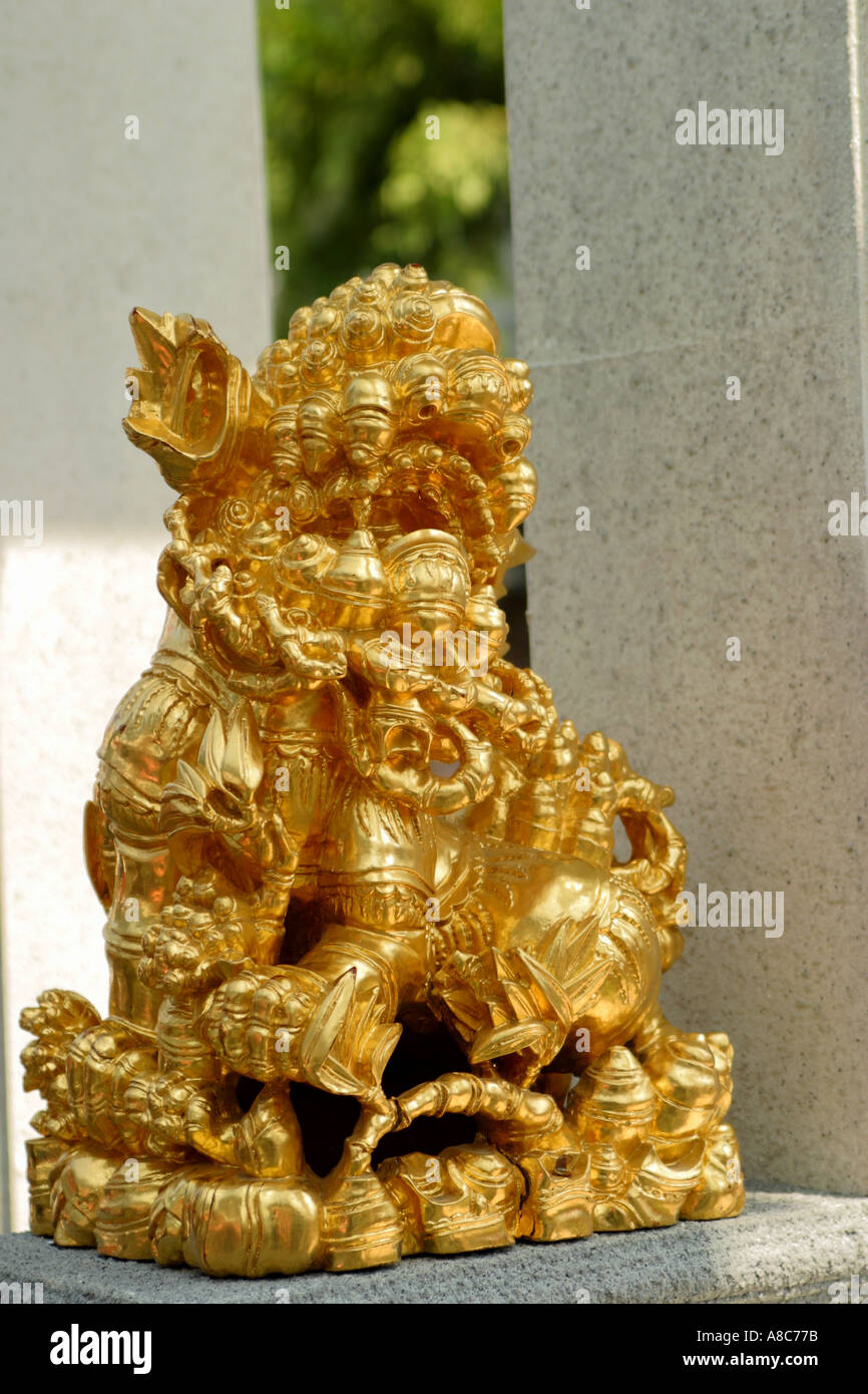 chinese golden lion guardian angel tutelary god saint guardian angel ...