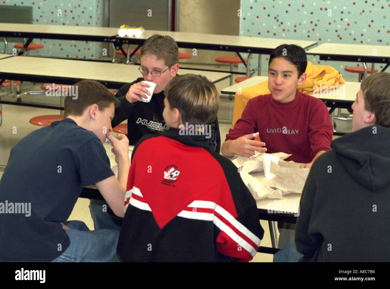 Five boys chocolate hi-res stock photography and images - Alamy