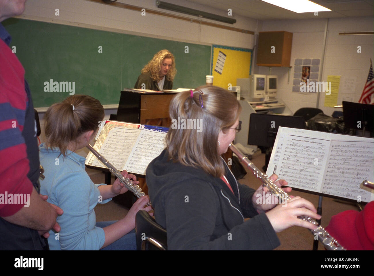 14 aged students classroom hi-res stock photography and images - Alamy