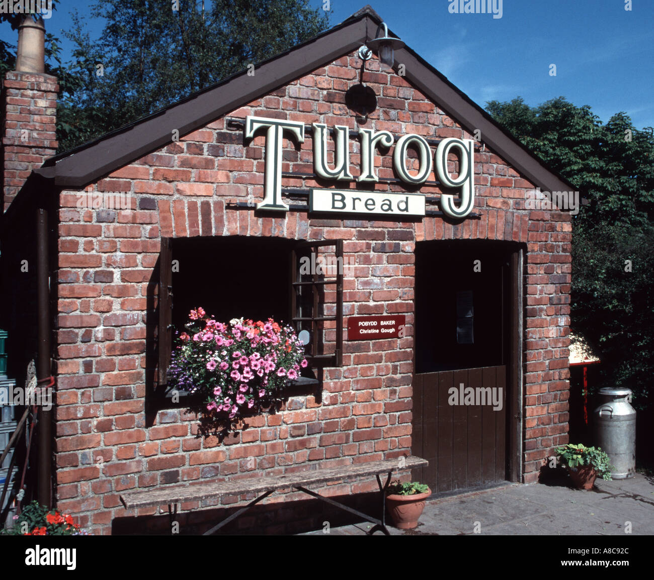 Derwen Bakehous in Museum of Welsh Life advertising Turog Bread built ...
