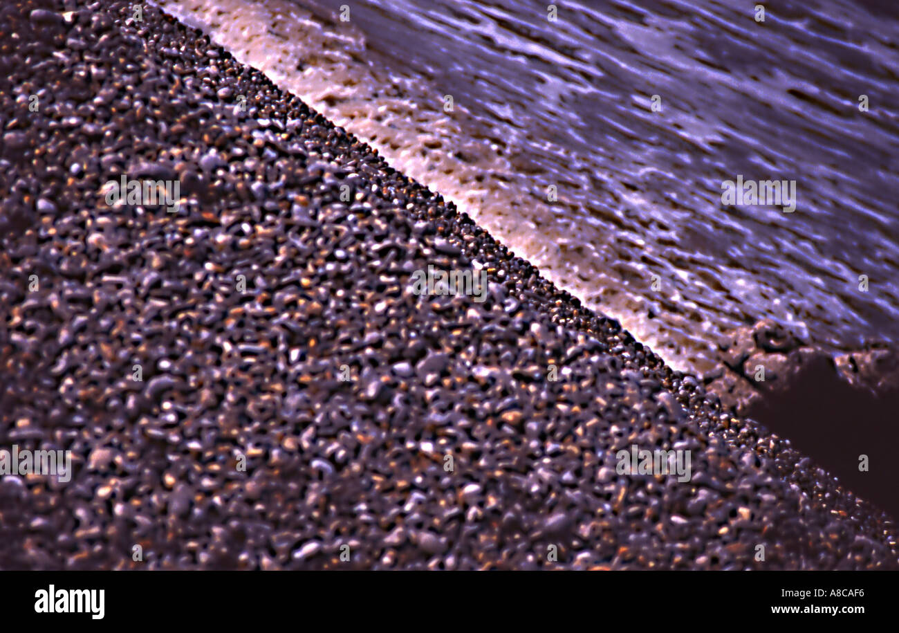 sea on shingle beach Shereingham Norfolk UK Stock Photo - Alamy