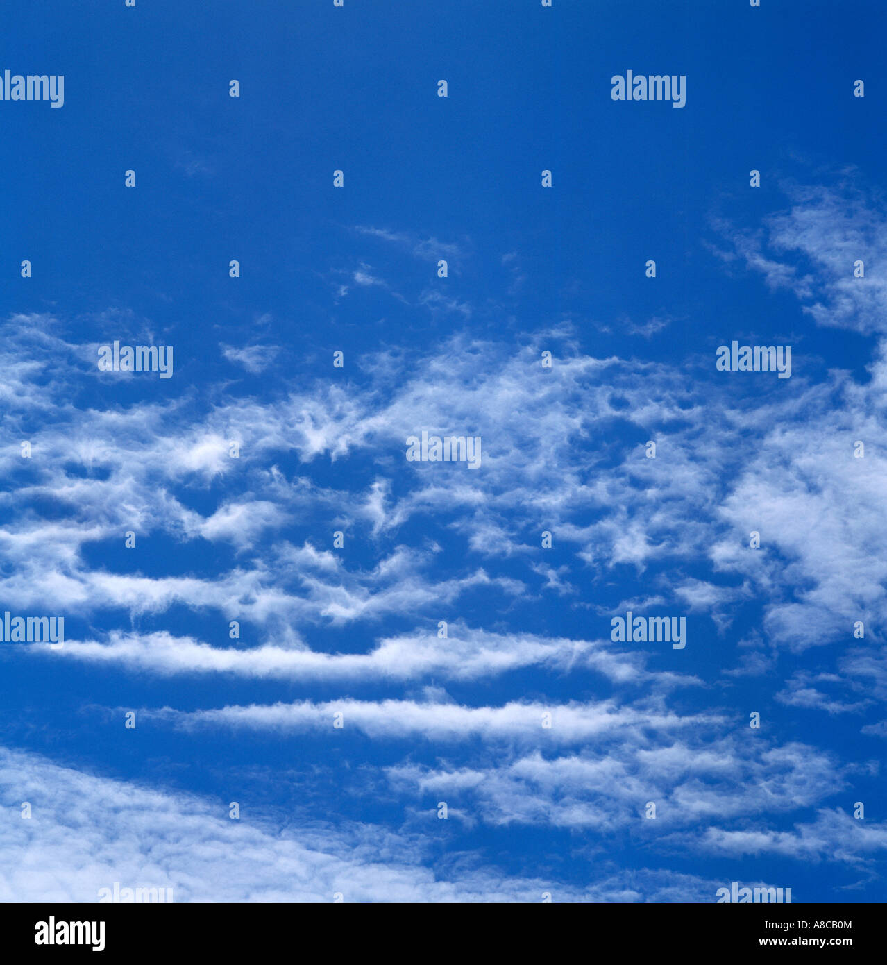 Clouds In Blue Sky Cirrostratus Stock Photo - Alamy