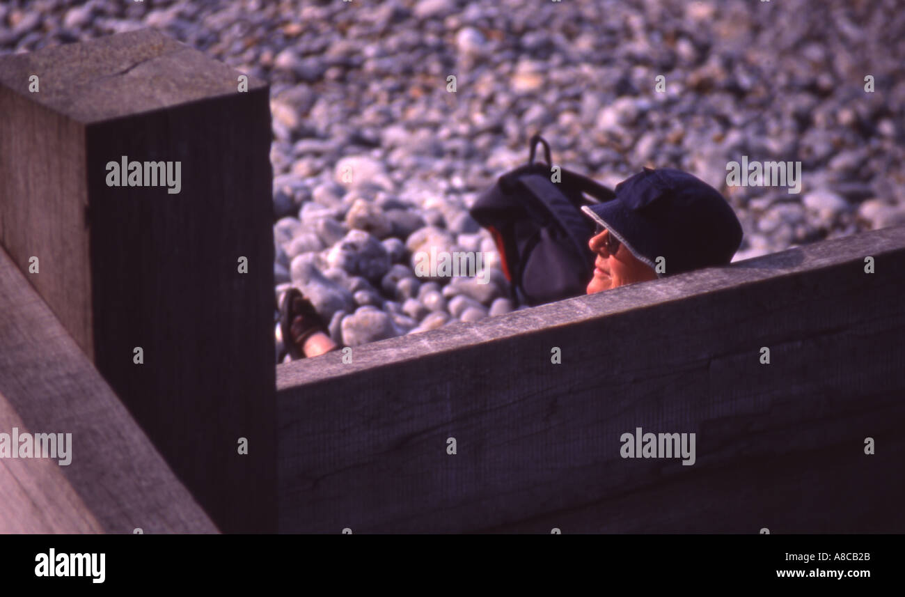 Groynes on the beach sheringham hi-res stock photography and images - Alamy