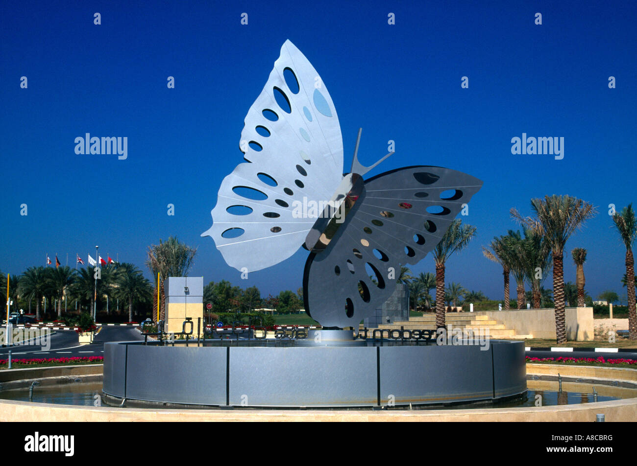 Butterfly roundabout dubai hi-res stock photography and images - Alamy
