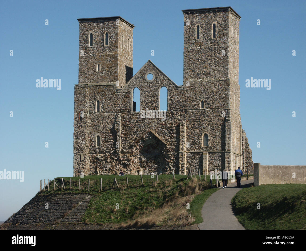Twin towers of this 12th century coastal landmark the remains of ...