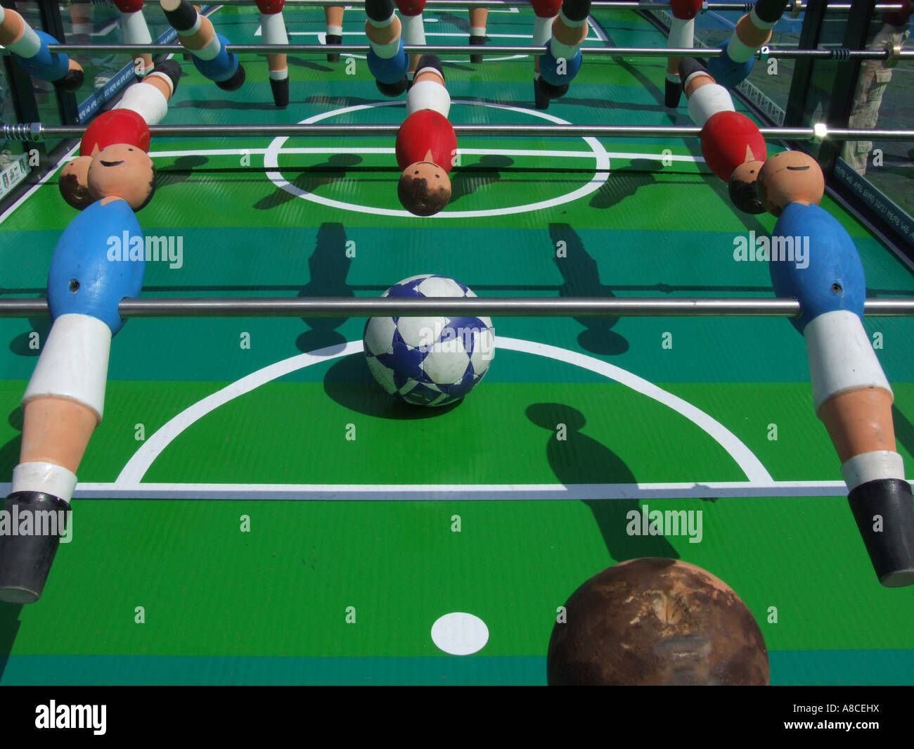 table football game Stock Photo - Alamy