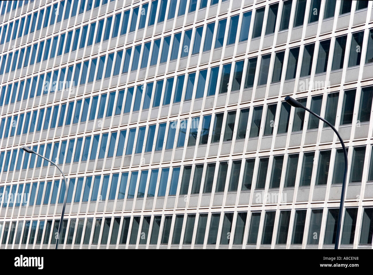 Turgid office block- Victoria Street London Stock Photo - Alamy