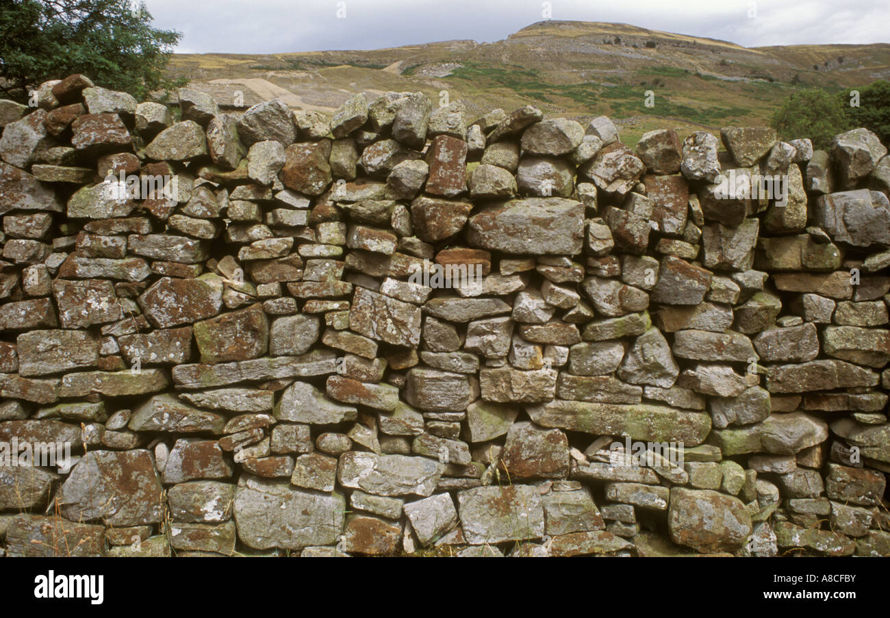 Traditional dry stone wall,Yorkshire, North England Stock Photo - Alamy