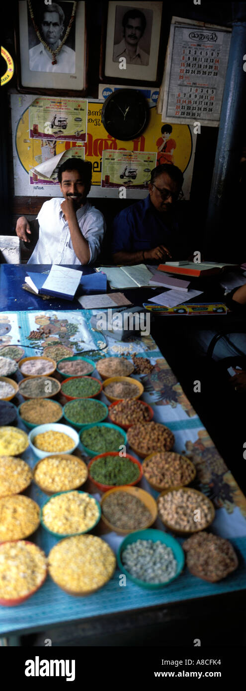 Traders in grains and spices, Matttancherry, Cochin, Kerala, India ...