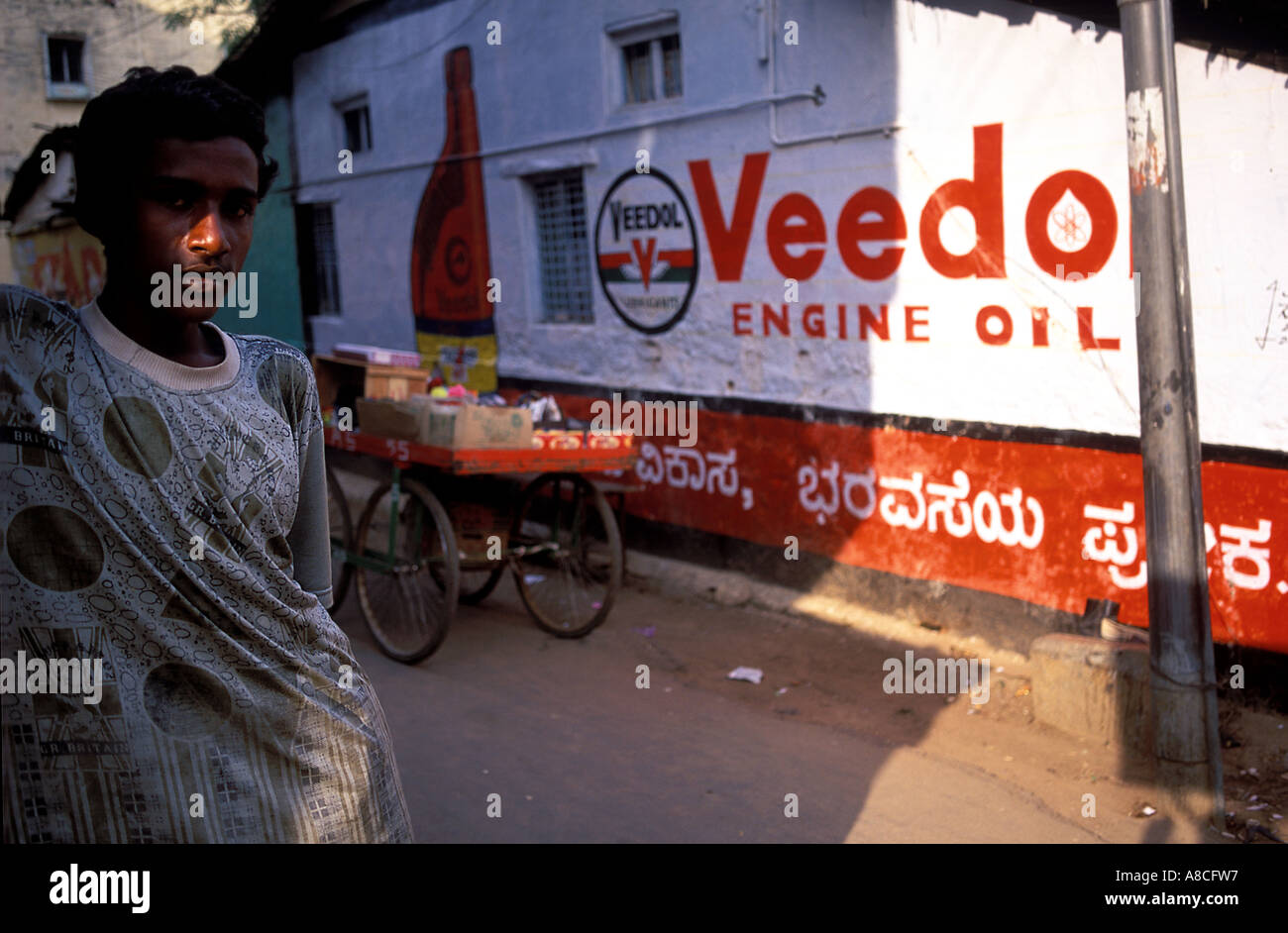 Street scene, Calangute, Goa, India Stock Photo - Alamy