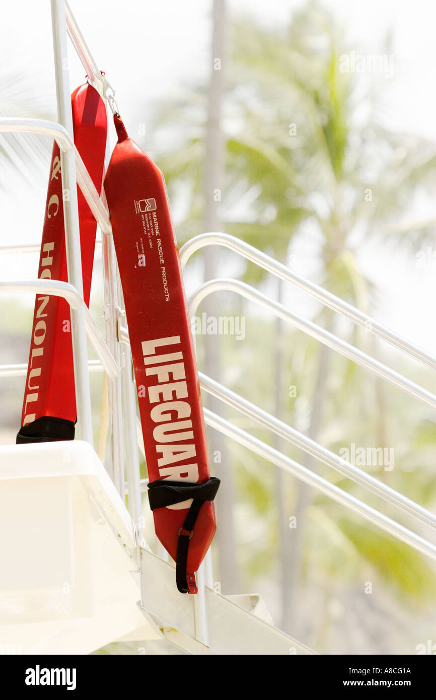 Lifeguard waikiki beach oahu hawaii hi-res stock photography and images ...
