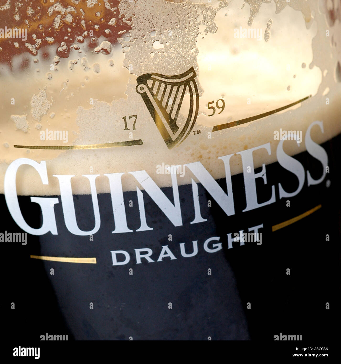 Empty guinness glass hi-res stock photography and images - Alamy
