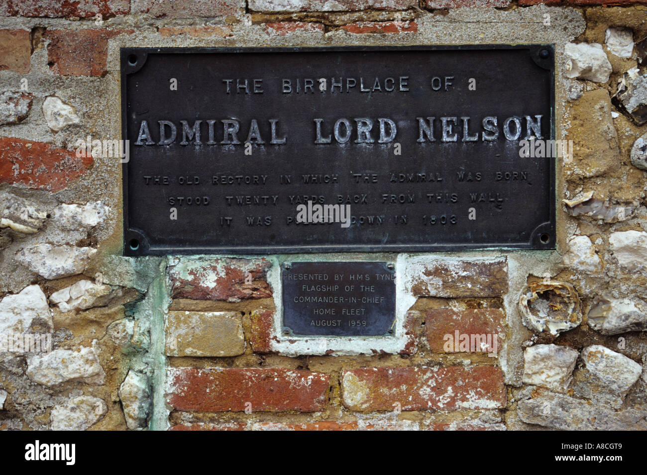 Birthplace horatio nelson burnham norfolk hi-res stock photography and ...