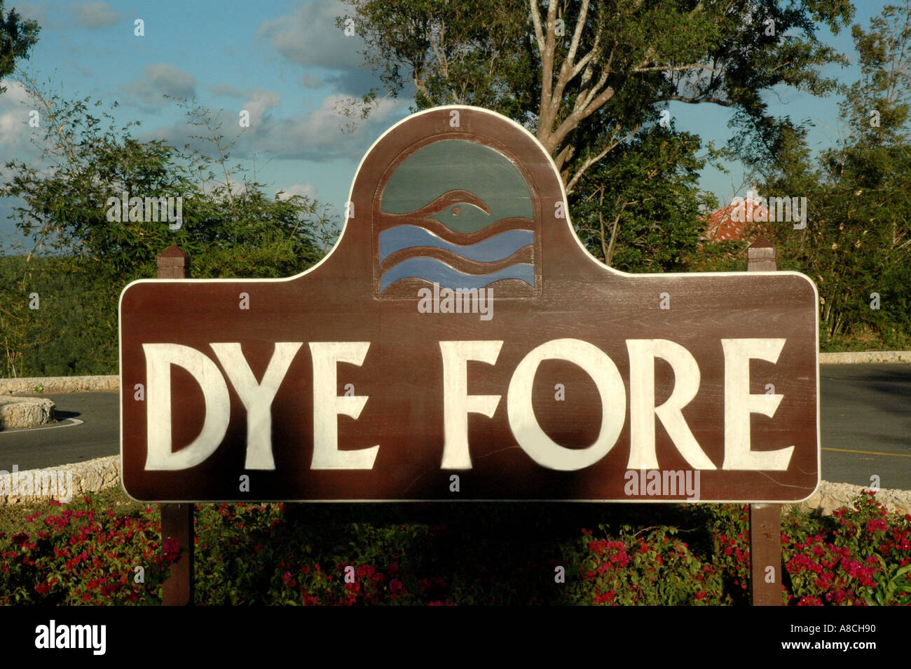 Dominican Republic Golf course Dye Fore Casa de Campo Stock Photo - Alamy