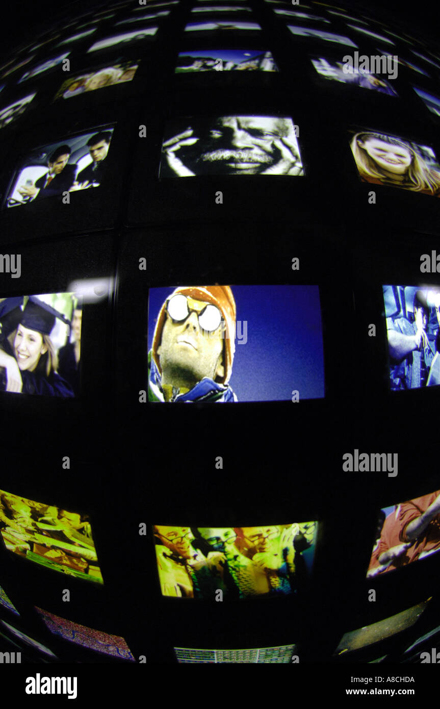 Mass media slideshow photography art collection Stock Photo - Alamy