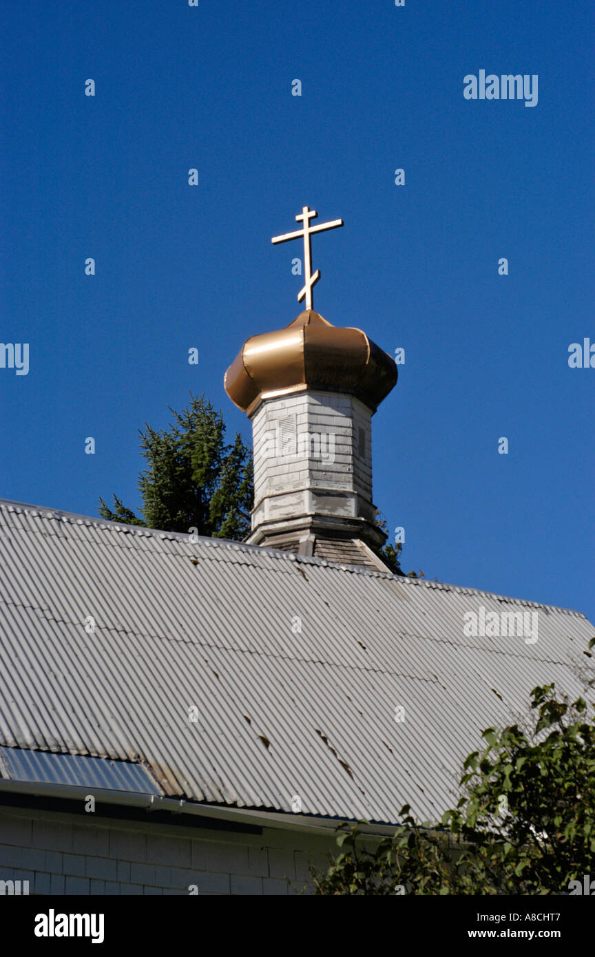 Russian Orthodox Church of St Nicolas Juneau Alaska United States Stock ...