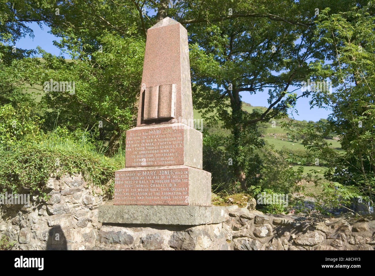 Ruins of Mary Jones cottage at Llanfihangel y Pennant near Abergynolwyn ...