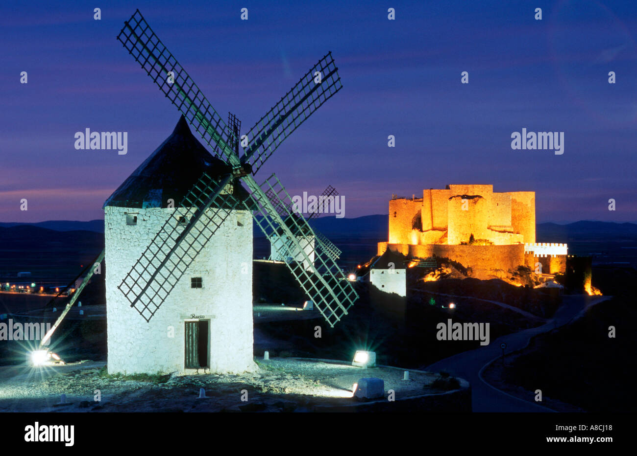 Historical yellow windmill hi-res stock photography and images - Alamy